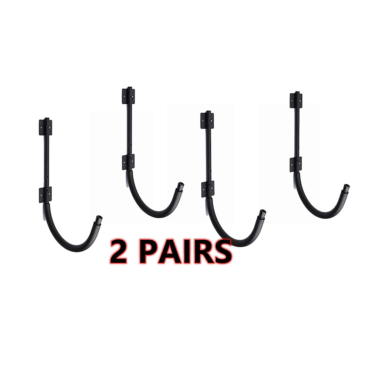 Mrhardware Kayak Wall Rack Canoe Hanging Wall Frame Canoeing Aquaplane Skis Indoor Storage Rack (2 Pairs)