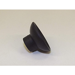 JL Missouri Parts 4X 3/8" #8-32 Female Screw in 1 5/16" Rubber Suction Cups, 11/16" Tall, Made in USA