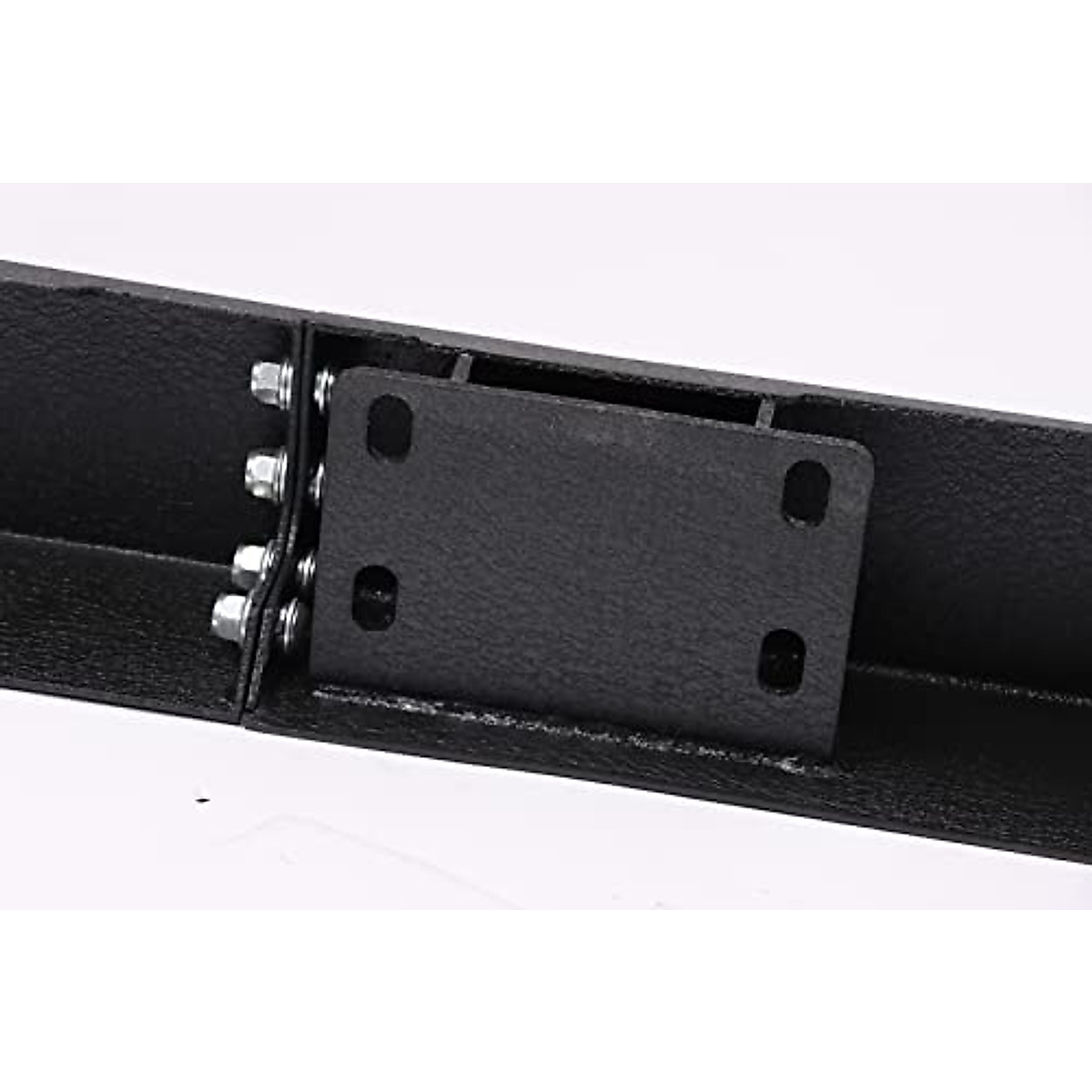 Autoholic Front Bumper & Rear Bumper Kit Fit for 1984-2001 Jeep Cherokee XJ with Hitch Receiver D-rings