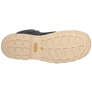 KEEN Utility Men's Cincinnati 6” Composite Toe Waterproof 90 Degree Heel Heavy Duty Work Boots, Black/Sandshell, 11