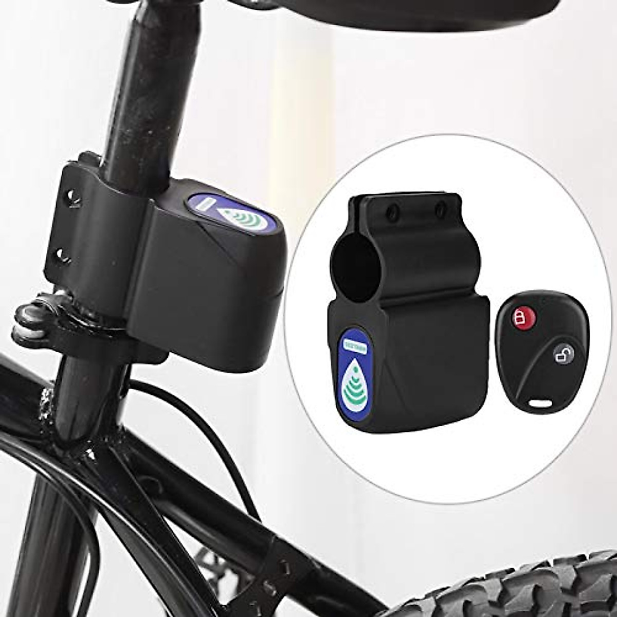 Bike Lock, High Sensitivity Cycling Lock Computer Control with Installation Package for Bike for Cycling