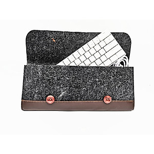 MECHKYP Keyboard Case Travel Bag Game Keyboard Storage for Mechanical Gaming Keyboards 60%/87 TKL/104/108 (S (60% keyboard up to 13.8inch))