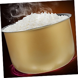 OUNONA Rice Cooker Liner Inside Pot Pressure Cooker Inner Pot Non-stick Rice Cooker Pot Stainless Steel Cookware Nonstick Rice Cooker Aluminum Alloy Household Cooking Pot