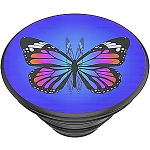 PopSockets PopTop (Top only. Base Sold Separately) Swappable Top for PopSockets Phone Grip Base, Playful PopTop - Lenticular Flutterfly