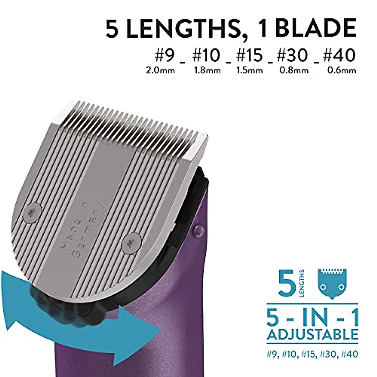 WAHL Professional Animal Purple ARCO SE Cordless Pet Clipper Kit