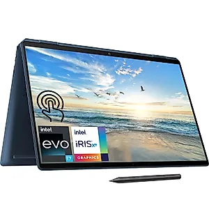 HP Spectre x360 2-in-1 Laptop, 16" 3K+ (3072 x 1920) Touchscreen, 12th Gen Intel Core i7-12700H 14-Core Processor, 16GB RAM, 512GB SSD, Backlit Keyboard, Windows 11 Home, MPP 2.0 Tilt Pen Included