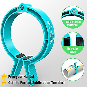 Sublimation Tumbler Clamp for 12 Oz 20 Oz 30 Oz Skinny Straight Tumblers, Sublimation Clamp Tool for Sublimation Blanks Tumblers, Sublimation Supplies