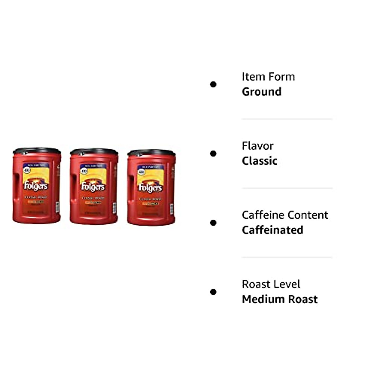 Folgers Coffee, Classic(Medium) Roast, 51 Ounce