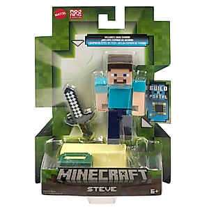 Minecraft Toys 3.25-inch Action Figures Collection Figure, Accessory and Portal Piece Collectible Gifts for Kids