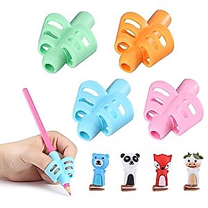 Mr. Pen- Pencil Grips for Kids Handwriting, 4 Pack, Pencil Grips, Pencil Grip, Kids Pencils Grip, School Supplies, Grip Pencils for Kids, School Supplies for Kids, Pencil Holder for Kids, Pen Grip