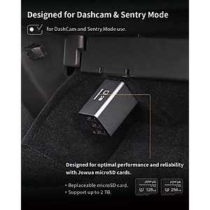 JOWUA 3 Port USB HUB with DashCam Reader Compatible with Tesla Model 3, Model Y Glovebox, Support OTG, 3X USB-A Port Support USB 3.0