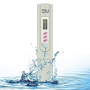 WoEluone Water TDS Meter Water Quality Tester, LCD Display Accuracy Testing Water Meter for Drinking Water, Aquariums,RO System and More