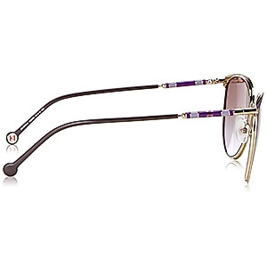 Carolina Herrera Brown SH Violet Butterfly Ladies Sunglasses CH 0029/S 0S9E QR 60