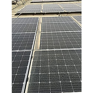 HZLH ( 20pcs ) Solar Panels Water Drained Away Clip,Auto Remove Stagnant Build-up Near The Panel Edges,Plastic Clip to Clear rainwater and Other Debris (50mm), Black