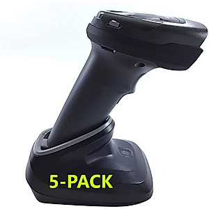 Zebra DS2278 Series Cordless Handheld Standard Range Area Imager Kit with Presentation Cradle and USB Kit, Black, 5 Pack
