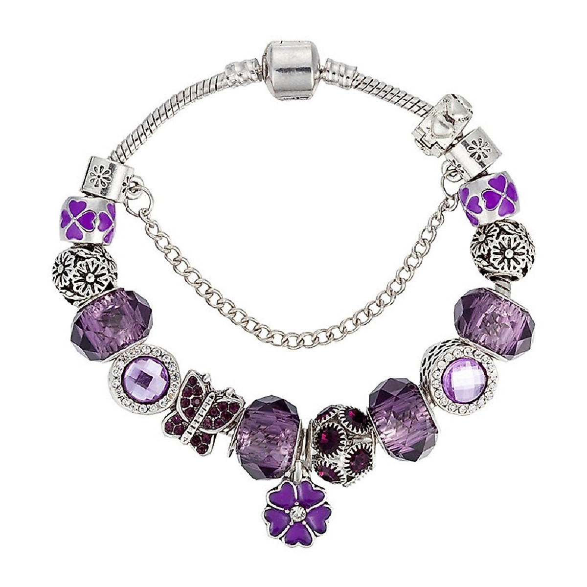 Surprise Charms set of 50 Beards Silver Stater Charms Fits PANDORA Jewelry for European Snake Chain Bracelets