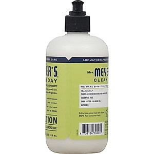 Mrs. Meyer's Clean Day Hand Lotion, Long-Lasting, Non-Greasy Moisturizer, Cruelty Free Formula, Lemon Verbena Scent, 12 oz