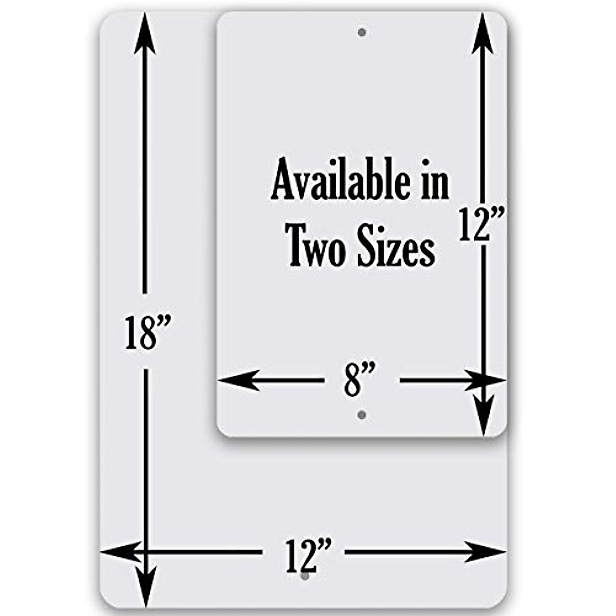 Delivery Sign for Package and Box Deliveries - Please Ring Bell Instructions - Directional Deliveries Metal Sign for Home Office, Porch Entryway Gate, 8x12 Aluminum Safe Use Indoors or Outdoors