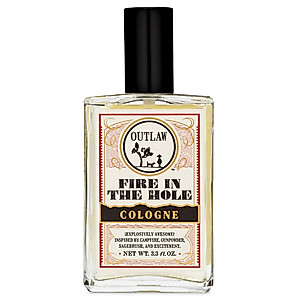 Fire in the Hole Cologne | Unique Cologne Inspired by Campfire, Gunpowder, Sagebrush, Whiskey, & Excitement! | Outlaw Mens & Womens Cologne (3.3 Fl Oz)