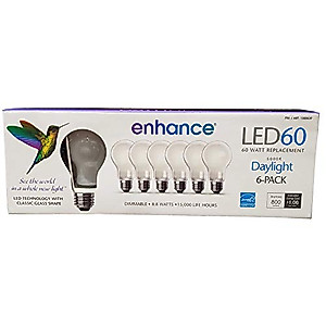 Feit Electric Led 60 W Dimmable Replacement 6 Pack Daylight Netcount 6 in Pack, 6Count ()