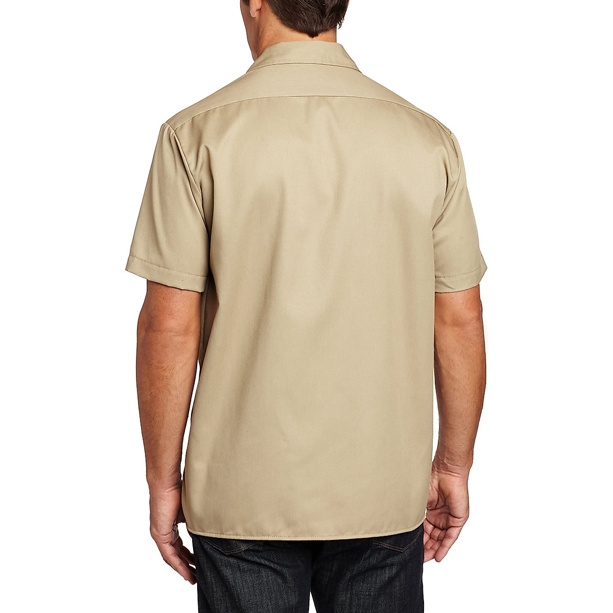 Dickies mens Short-sleeve Work Shirt, Desert Sand, X-Large Tall