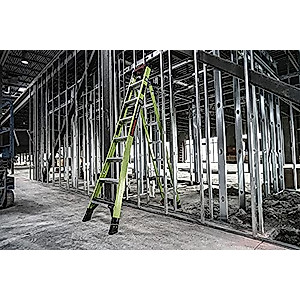 Little Giant Ladder Systems 13908-071 King Kombo 3-in-1 Ladder, 8 Ft, Green