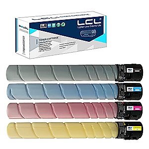 LCL Compatible Toner Cartridge Replacement for Konica Minolta TN512 TN-512K TN512K TN512C TN512M TN512Y A33K132 A33K432 A33K332 A33K232 High Yield Bizhub C454 C554 (4-Pack KCMY)