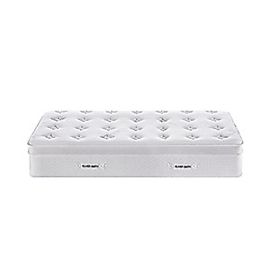 Twin Size Mattress - 12 Inch Cool Memory Foam & Spring Hybrid Mattress with Breathable Cover - Comfort Plush Euro Pillow Top - Rolled in a Box - Oliver & Smith