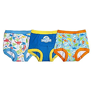 Jurassic World Boys Potty Pants Baby and Toddler Training Underwear, Jrssic3pk, 1 Count Pack of 3 US, 2T