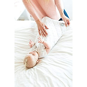 DREAMLAND BABY Toddler Weighted Blanket | 4lb Weighted Sleep Blanket for Kids and Toddlers Ages 3+ and/or 30+ lb | White with Grey Stars