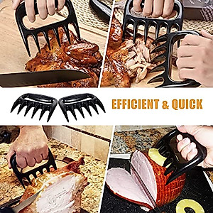 Meat Claws Meat Shredder Claws - for Shredding Handling Carving BBQ Pulled Pork/Chicken/Turkey - Easily Lift, Handle, Shred, and Cut Meats