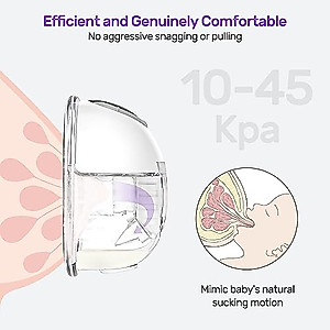 Nuliie Hands Free Breast Pump S32, Electric Wearable Breast Pumps 4 Modes 9 Levels, More Private with Smart Display, 24MM Comfortable Flange, Memory Function, Replaced Accessories Included, 2 Packs