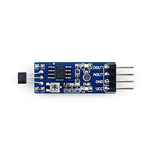 Waveshare Hall Element Switch Sensor Detector Hall Sensor Detection Module Magnetic for Detect Car AVR