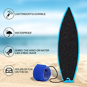 LA KEN DU,5 PCS Finger Surfboard for Car Ride-Mini Surfboard for Kids and Surfers with Receive Bag(Include Red Green Yellow Blue White)