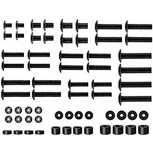 Mounting Dream TV Mounting Hardware TV Mount Screws Kit Comes with M4, M5, M6, M8 TV Mount Screws, Includes Spacers and Washers, Fits Any TVs Up to 82 Inch, Works with Any TV Wall Mount MD5754