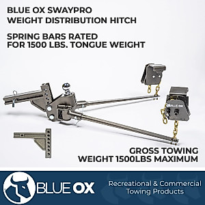 Blue Ox BXW1500-S Swaypro 1500 lb 9-9 RCVR Hitch