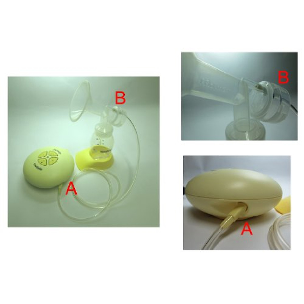 Swing Tubing and Breast Pump Kit Compatible with Medela Swing Breastpump. Inc. 1 Medium Breastshield (Comparable to Medela Personalfit 24mm), 1 Valve, 1 Membrane, and 1 Replacement Tubing