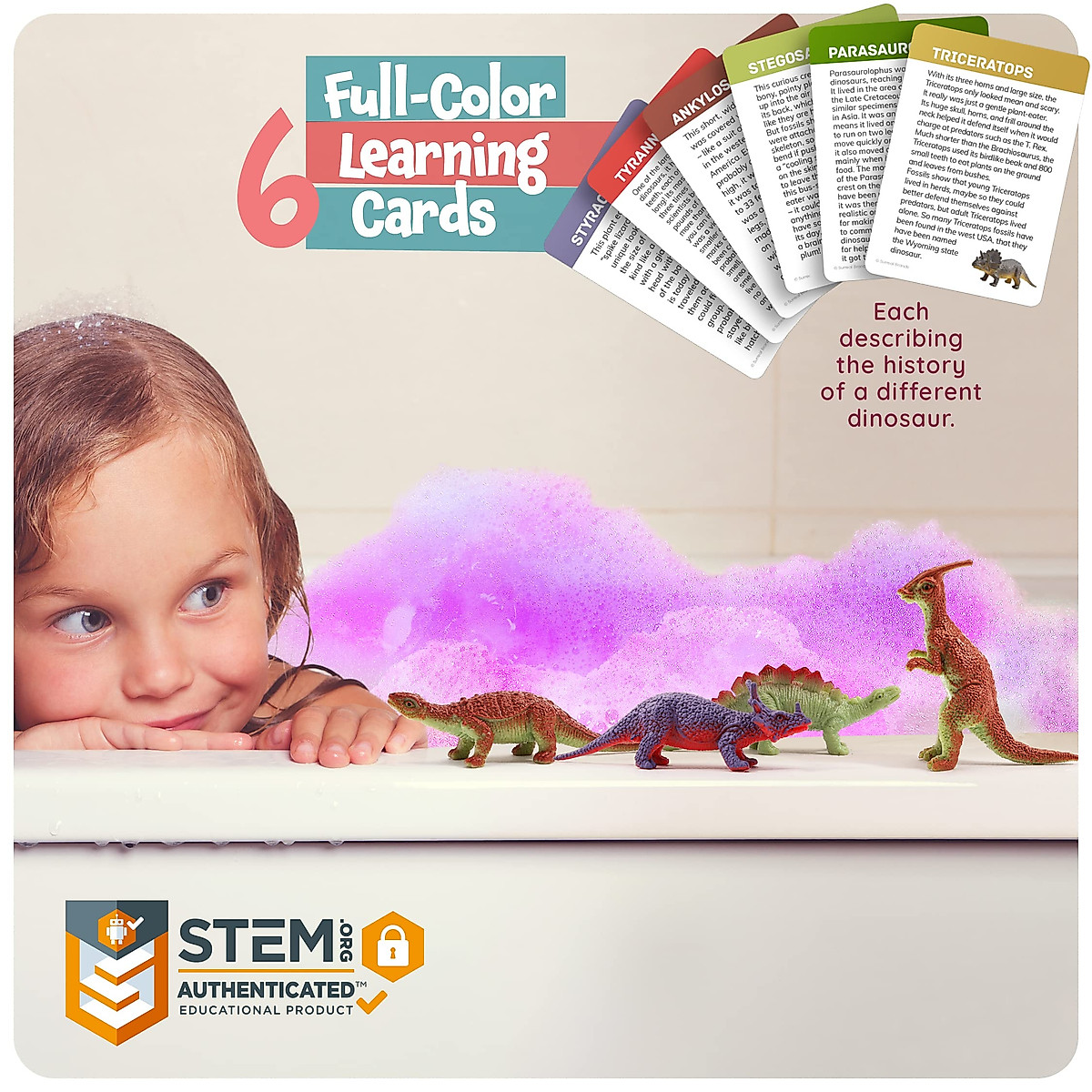 Dino Easter Egg Bath Bombs for Kids - Kid Baths Bomb with Surprise Inside - Easter Basket Stuffers - Dinosaur Toys Gift for Boys and Girls Ages 6 7 8 Years Old Gifts - Fun Educational Toy Fizzy