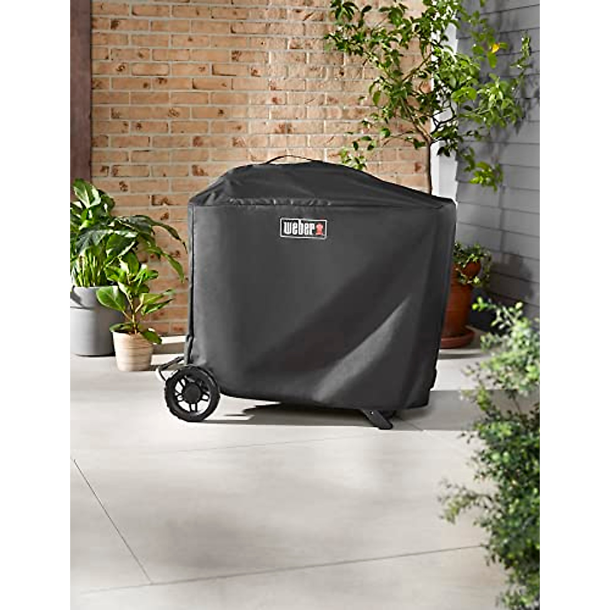 Weber Traveler Premium Grill Cover, Heavy Duty and Waterproof
