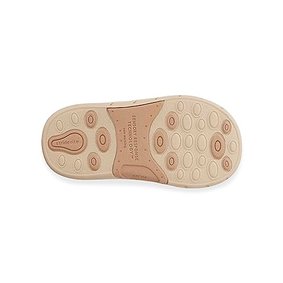 Stride Rite SRT Nell Mary Jane Flat, Blush Shimmer, 9.5 Wide US Unisex Little_Kid