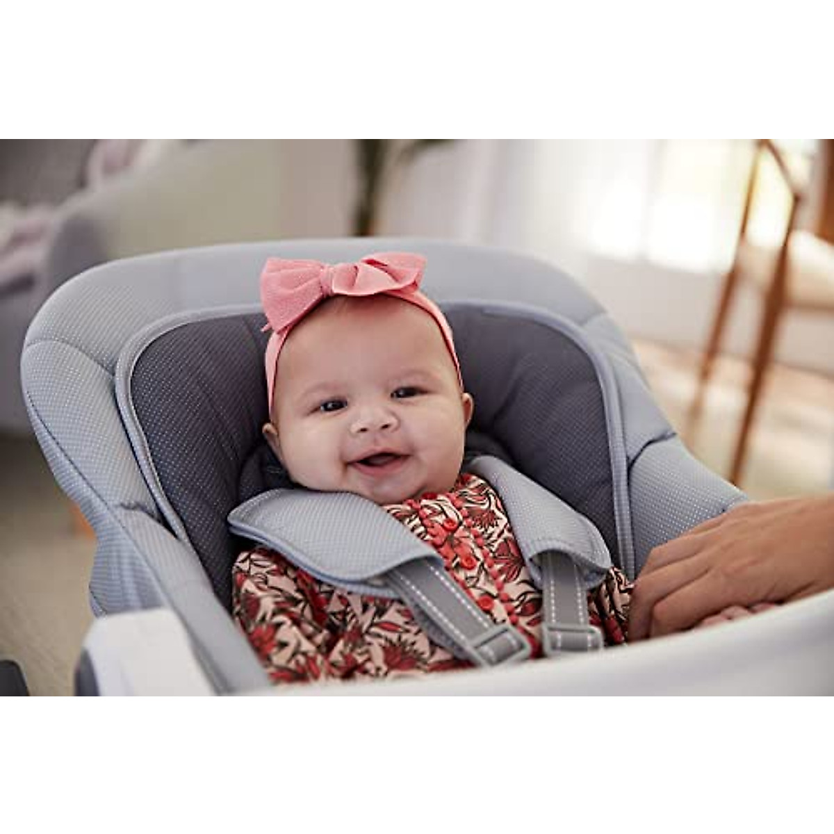 Safety 1st 3-in-1 Grow and Go Plus High Chair, 3 Modes of Use: Infant Recliner, Toddler high Chair, and Child seat, Dunes Edge