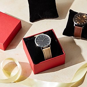 Juvale 12 Pack Velvet Bracelet Cushion Pillows for Watches and Bangles, Jewelry Display for Selling, Black (3 x 3 in)