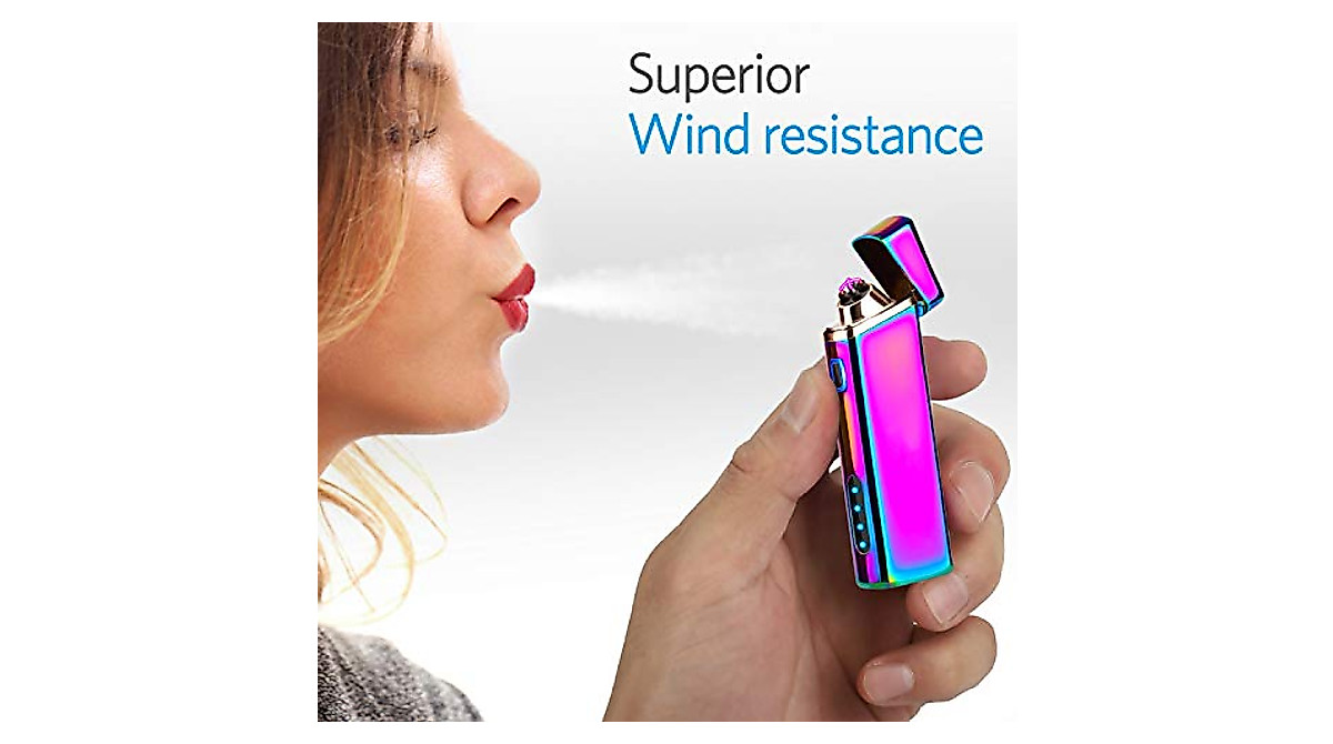 Rechargeable Electric Arc Lighter - Windproof & Compact