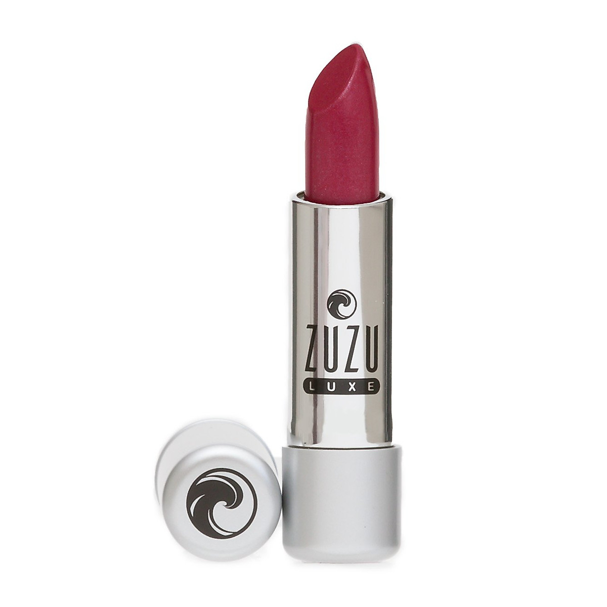 Zuzu Luxe Lip Color Lipstick (Beso Beso - Raspberry Pink/Neutral Shimmer), Natural Ultra-Hydrating Lipstick, Paraben Free, Vegan, Gluten-free, Cruelty-free, Non GMO, 0.13 oz