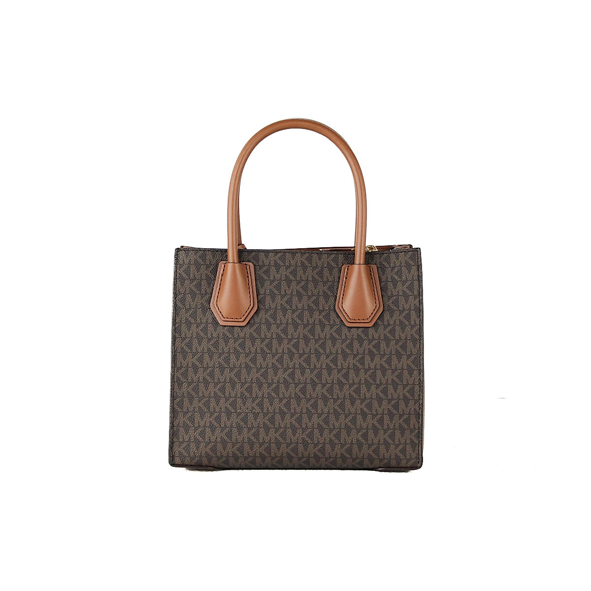 Michael Kors Mercer Medium Logo and Leather Accordion Crossbody Bag