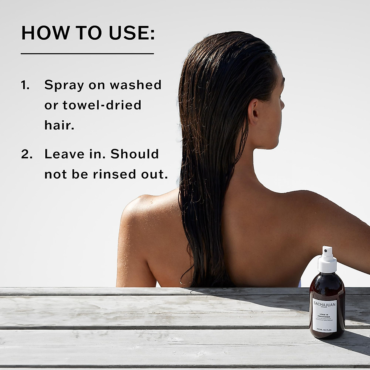 SachaJuan Leave In Conditioner 250 ml 8.4 fl oz