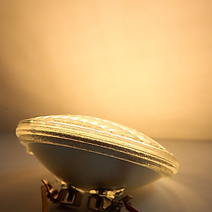 Goehiaul PAR36 LED Landscape Bulbs 6W 3000K Warm White, AC/DC12V, 700Lumens 36W Halogen Equivalent, Water Resistant PAR36 LED Bulb (1 Pack)