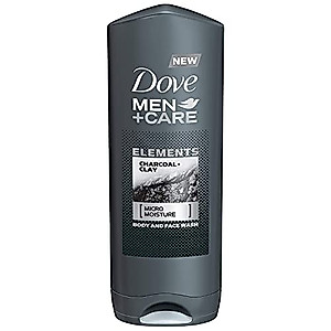 Dove's Men Body & Face Wash 400Ml Charcoal & Clay - Pack of 6