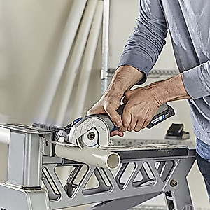 Dremel US20V-01 Compact Circular Saw Tool Kit with (1) 20V Battery, (3) Cutting Wheels & Storage Bag - 15,000 RPM - Ideal for Flush Cutting, Plunge Cutting and Surface Preparation