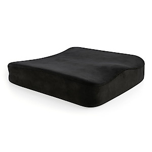 Aeris Memory Foam Seat Cushion for Office Chairs - Car Seat Cushion for Sciatica Pain - Carry Handle - Washable Cover-For Sitting Long Hours & Driving-Perfect for Truck Seats,Wheelchairs,Tailbone Pain